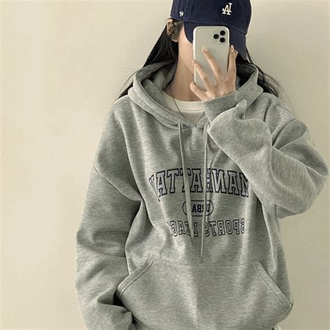 [도톰 폭닥 오버핏] 보호본능 박시함 어반 레터링 기모 후드티 4color 에이블리