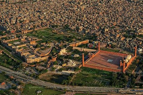 Badshahi Masjid Lahore Pakistan Tourist Places Murree Aerial