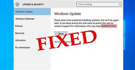 How To Fix Windows 10 Update Error Code 0x8024a105 Album On Imgur