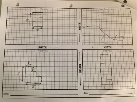 Orthographic Projection Barnett Drawing