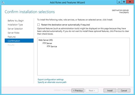ติดตั้ง Ftp สร้าง Ftp Account การ Upload ไฟล์ไปบน Windows Server 2012