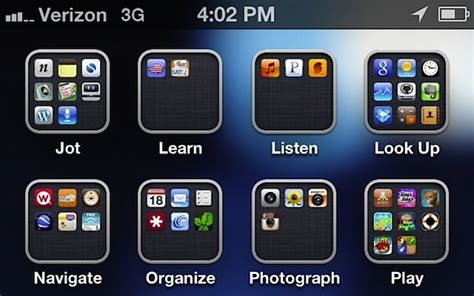 Organize Ios Apps By Actions Instead Of Categories