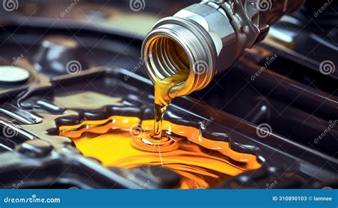 Scene Of Engine Oil Leak Detection Process In Actionai Generated Stock