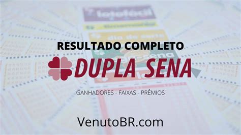 Resultado Dupla Sena 2799 Prêmio Acumula e Pode Chegar a R 500 000 00
