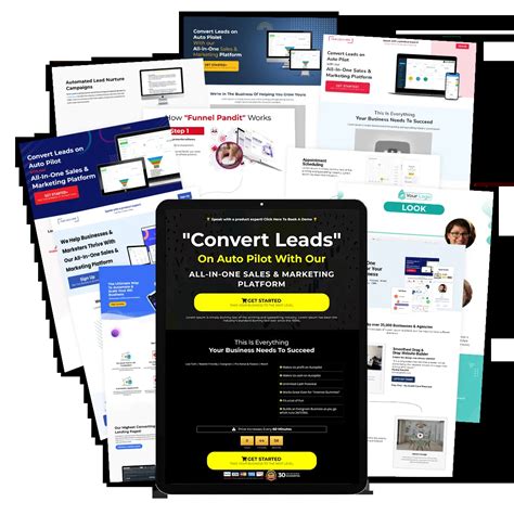 Fully Optimized GHL Funnel Website And Landing Page Templates