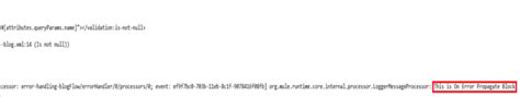 Error Handling In Mulesoft