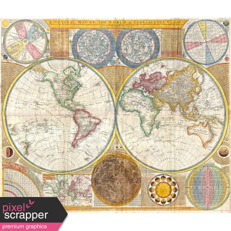 Reading Writing And Arithmetic Map Graphic By Janet Kemp