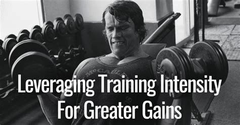 Leveraging Training Intensity For Greater Gains JMax Fitness