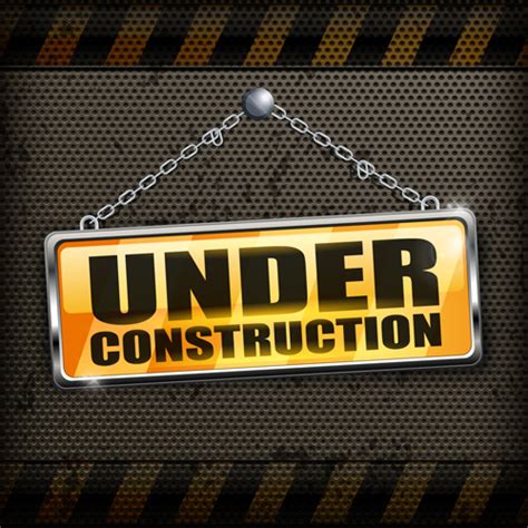 Under Construction Design Elements Vector Vectors Graphic Art Designs