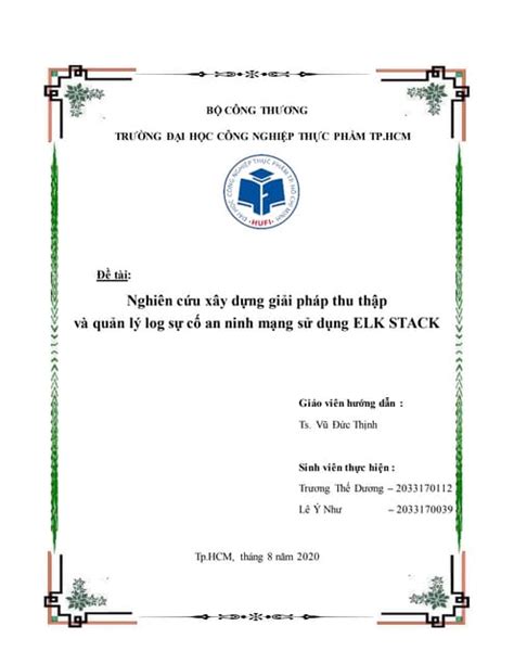 Đồ án Môn Học Đề Tài Nghiên Cứu Xây Dựng Giải Pháp Thu Thập Và
