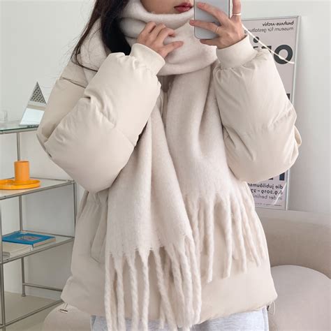 블루씨티 [6만장돌파 ] 폭닥 캔디 무지 도톰 빅 목도리 머플러 11color