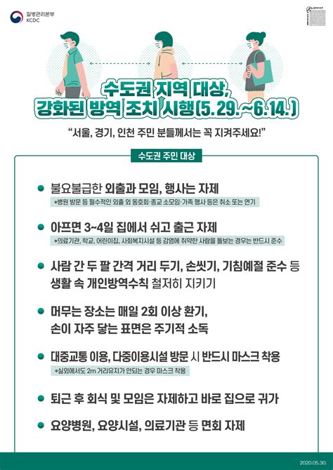 수도권 지역 대상 강화된 방역 조치 시행 529~614 보눔케어요양원