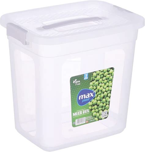 Max Plast Multi Purpose Storage Box 7 Liters Assorted Col Baytooty