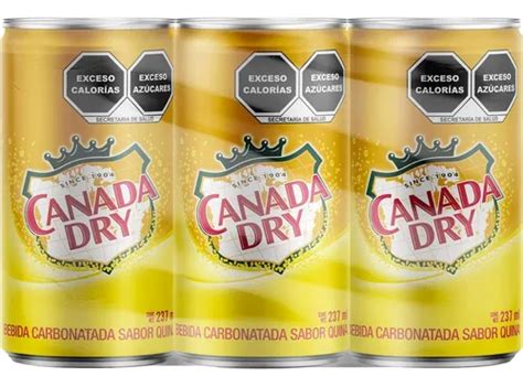 Canada Dry A Q Agua Quina 6 Pack Lata 237ml Meses Sin Interés
