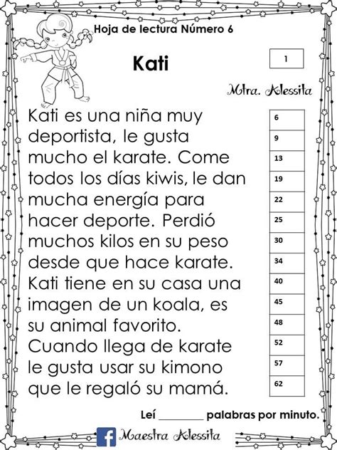 HOJAS PARA CONTROL DE LECTURA II Lecciones De Lectura Lectura De