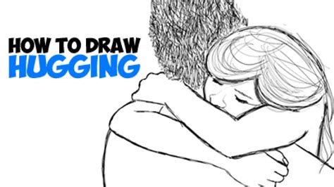Drawing Of People Hugging