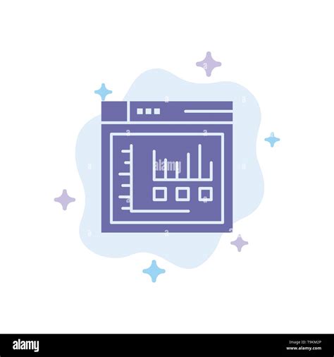 Browser Internet Web Static Blue Icon On Abstract Cloud Background