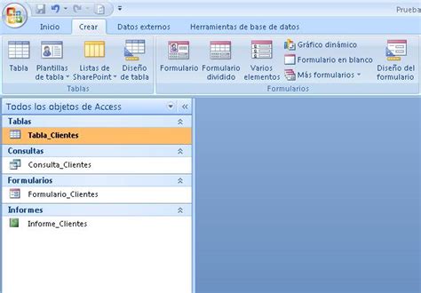 Microsoft Access Elementos De Microsoft Access