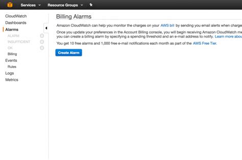 how to setup aws billing alarms in 3 steps cloudysave