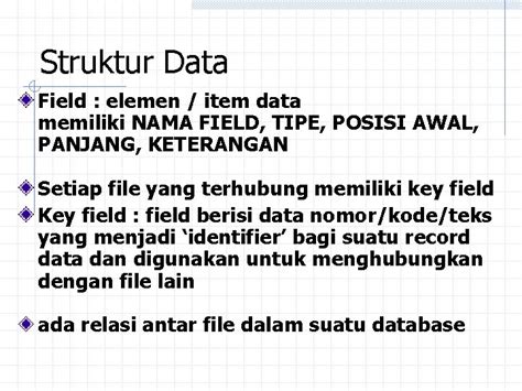 konsep data base pengertian data base fileoriented approach