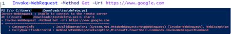 Solved Powershell Error Using Get Request Cannot Connect To Remote Server The Meraki Community