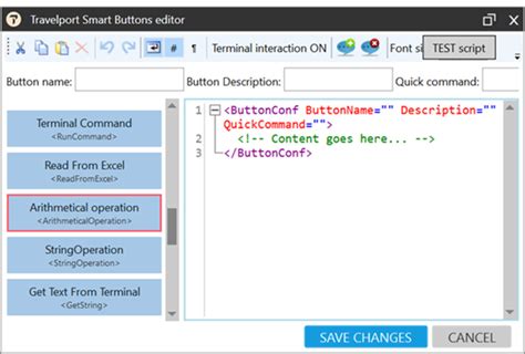 Smart Buttons Arithmetical Operation