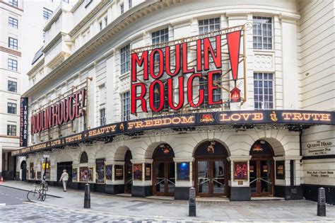 Moulin Rouge The Musical Theater A London Entertainment Venue London
