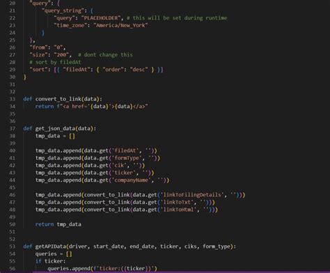 Sec Filings Api Data Fetching With Python Selenium And Requests