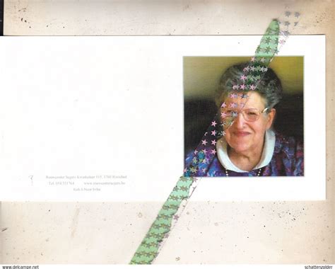 Overlijden Anna Vanden Houwe Cosijns Pamel 1933 Heikruis 2019 Foto