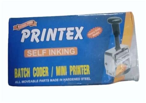 90 Piecemin Printex Batch Coder Mini Printer 6555p At Rs 2400piece In Cuddalore