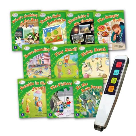 Pearson Longman Longman Smart Pen Longman Bright Readers Set 1 Pen 10 Books P4 Yoho