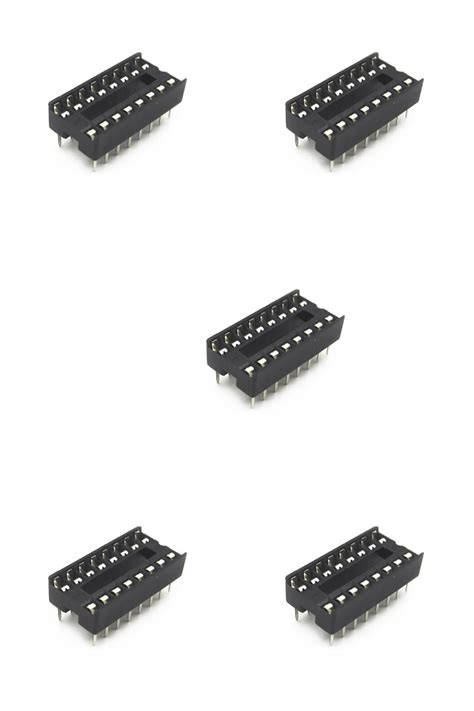 5 Pc Pro3d 16 Pin Dip Ic Socket Base Adaptor Industrial