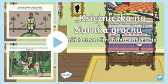 Księżniczka na ziarnku grochu Bajki i baśnie Materiały Dydaktyczne Język