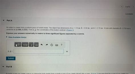 Solved Learning Goal A Centroid Is An Objects Geometric