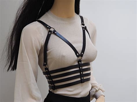 Leather Chest Harness Body Harness Women Custom Body Harness T
