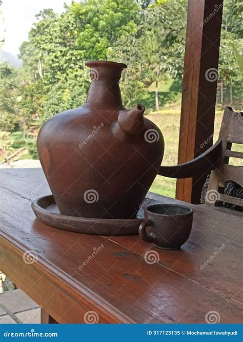 Clay Drinking Vessel Stock Image Image Of Homemade 317123135