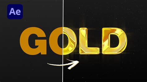 achieve the ultimate gold texture in after effects — motion caddy