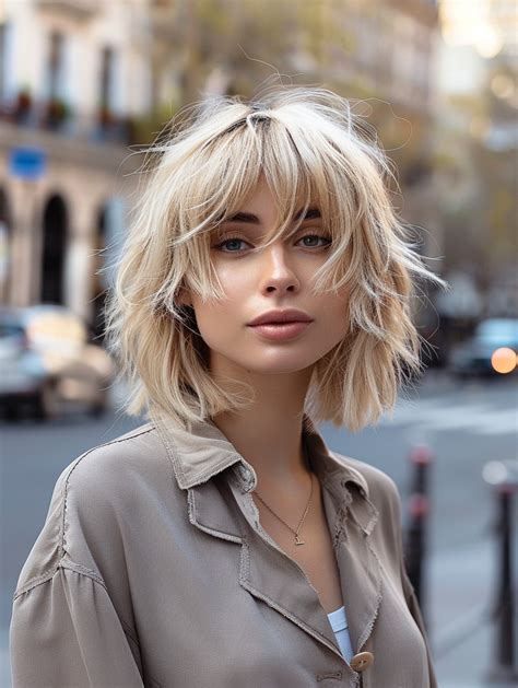 44 Stunning Shoulder Length Haircuts With Bangs For Every Style And