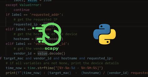Code For How To Make A Dhcp Listener Using Scapy In Python Python Code