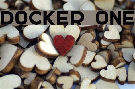 Docker One Font