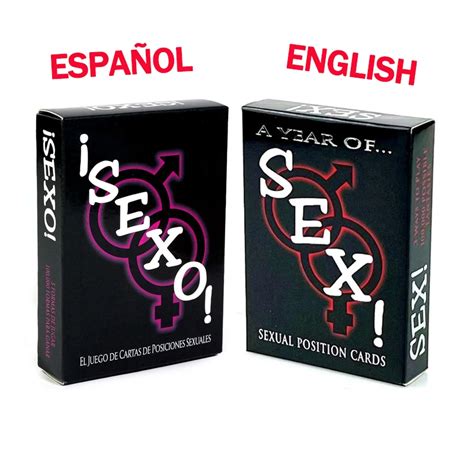 Cartas De Posición Sexual En Inglés Y Español Juegos De Rol Para