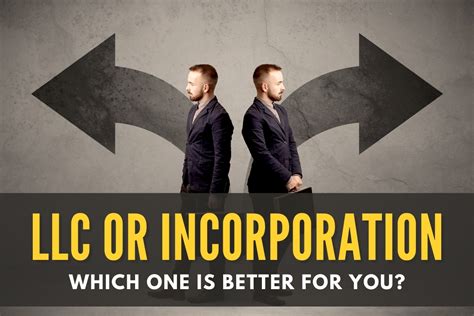 Small Business Structure Llc Versus Incorporation