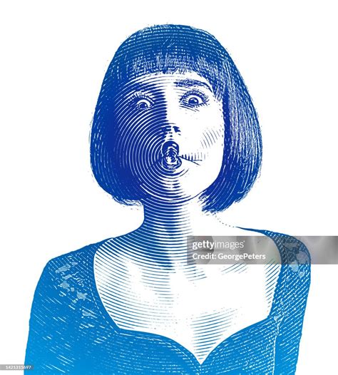 Woman Making Funny Face High Res Vector Graphic Getty Images