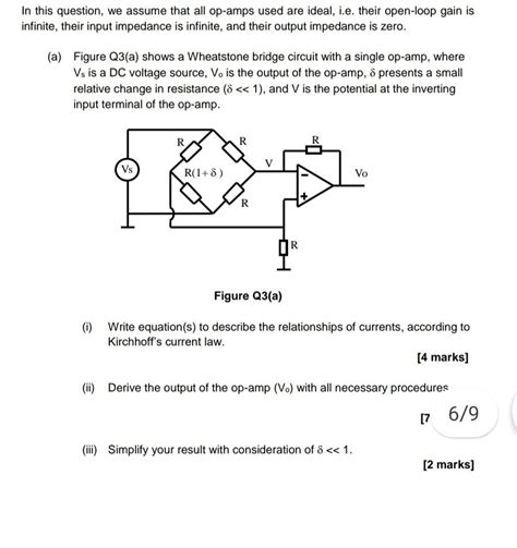 Solved Figure Q3 A Shows A Wheatstone Bridge Circuit With A Chegg