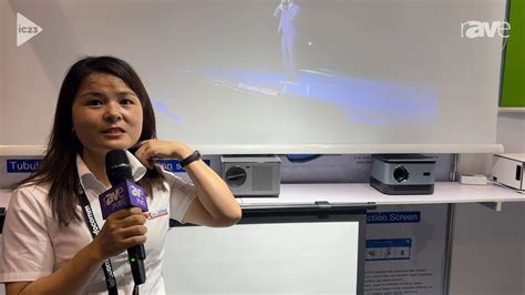 InfoComm XinJIEKE Shows Off Its Projector And Projector Screen