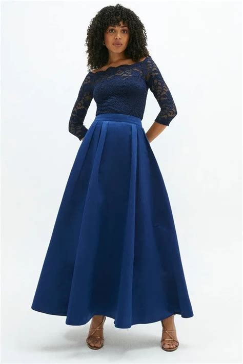 Coast Structured Satin Maxi Skirt Coast21102979 33 24 Coast