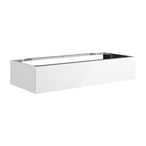 Neoro N50 Mobile La 120 Cm Con 1 Estraibile Lavabo La 58 Cm Bianco