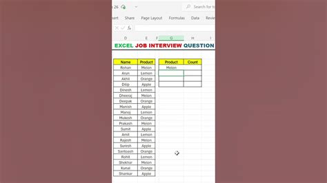 excel tips crack any excel job interview with this top question
