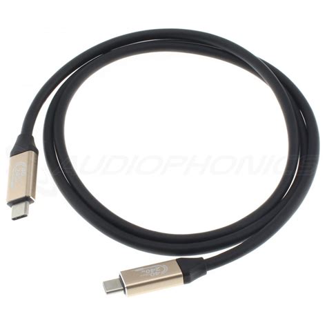 Câble Usb4 Usb C Mâle Vers Usb C Mâle Usb Pd 240w 40gbps 8k 60hz 1m