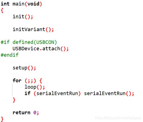 Arduino的setup和loop封装内幕 河西~石头 Csdn博客